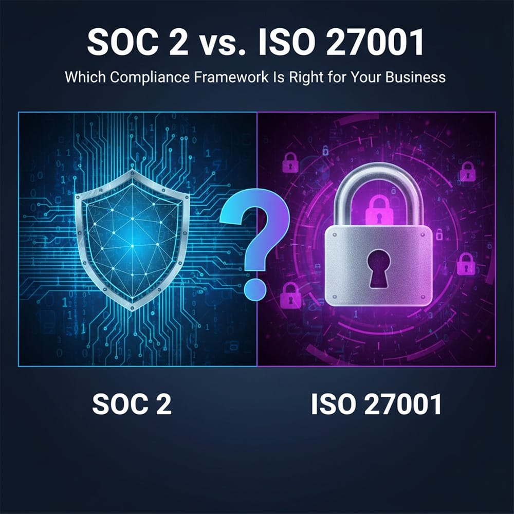 SOC 2 vs. ISO 27001: Which Compliance Framework Is Right for Your Business?